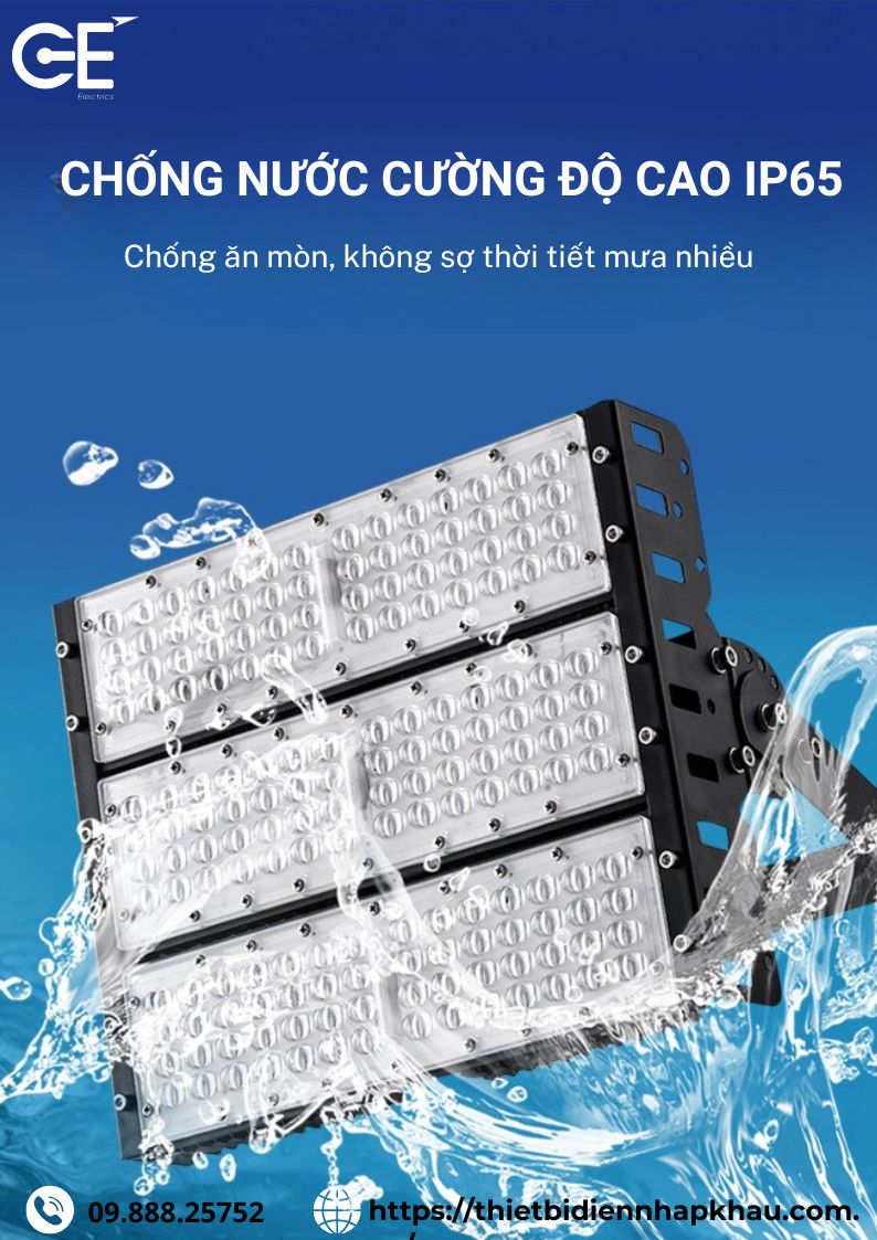 Đèn pha rọi ngoài trời Philips 150W GE LFL04 - Thiết Bị Điện GE